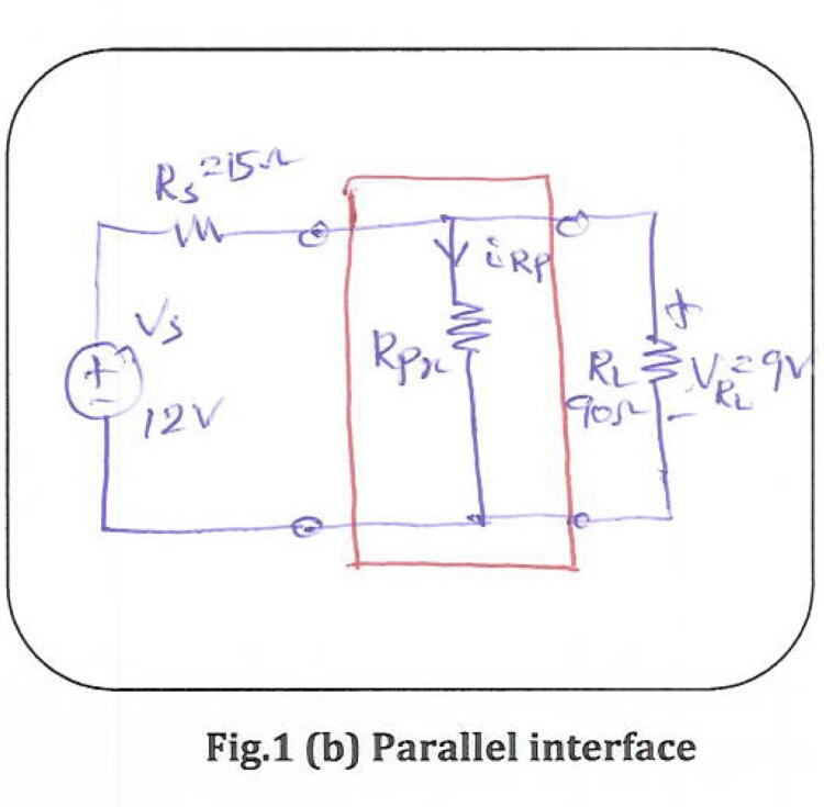 Solved Design an interface in a series configuration and | Chegg.com