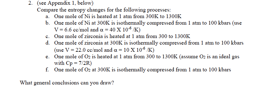 Solved Show all work clearly for points 2. (see Appendix 1. | Chegg.com Solved Show all work clearly for points 2. (see Appendix 1. | Chegg.com