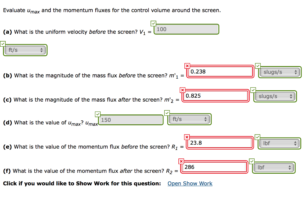 Solved A variable mesh screen produces a linear and | Chegg.com