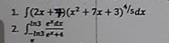 Solved integral (2x + 7) (x^2 + 7x + 3)^4/5 dx inteagral | Chegg.com