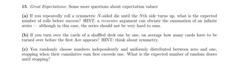 Solved Great Expectations: Some more questions about | Chegg.com