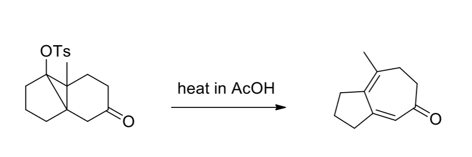 Solved OTs heat in AcOH | Chegg.com
