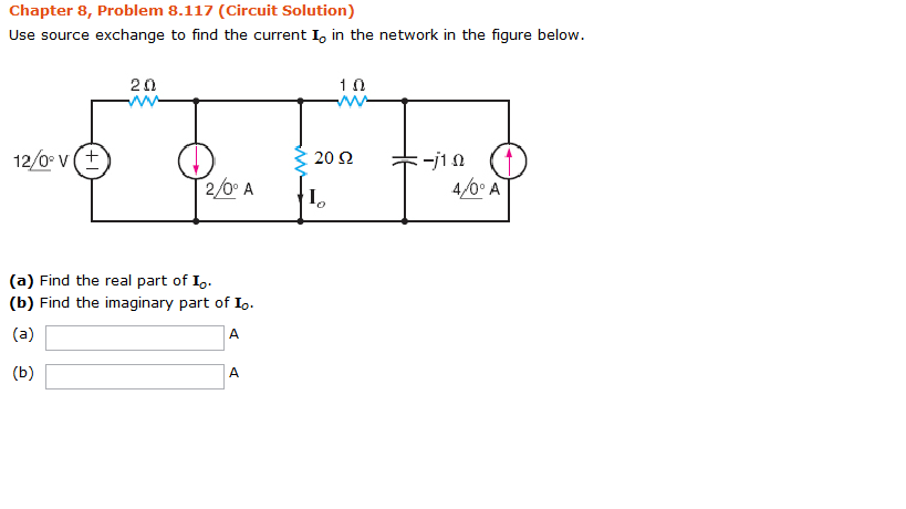 Solved Use source exchange to find the current Io in the | Chegg.com