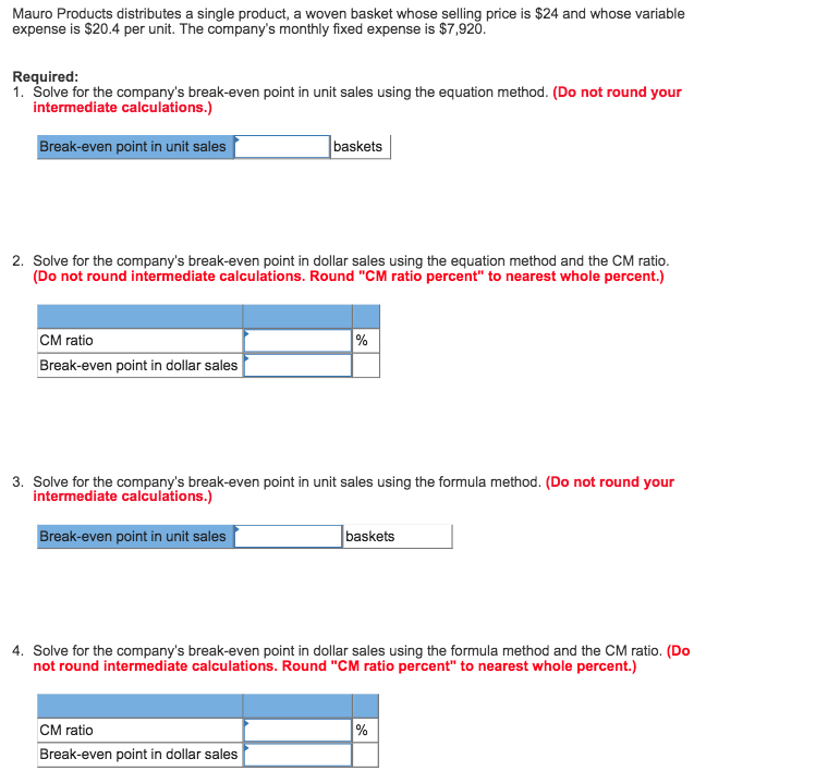 Solved Exercise 5-4 Computing and Using the CM Ratio [LO | Chegg.com
