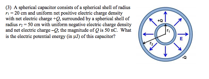 Solved What is the electric potential energy (in microJ) of | Chegg.com