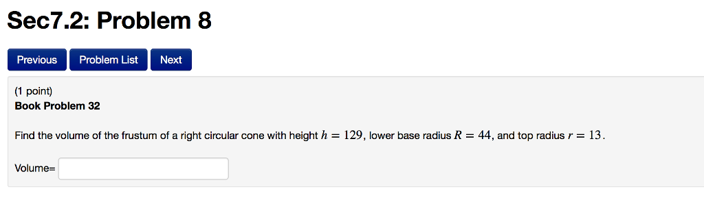 Solved Sec7.2: Problem 8 Previous Problem List Next 1 point) | Chegg.com