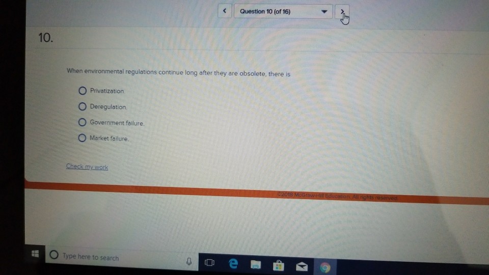 Solved Question 1 (of 16) The command-and-control strategy | Chegg.com
