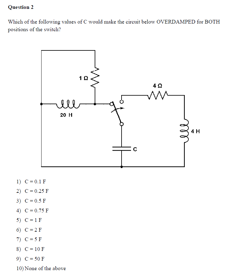 Solved Question 10 For the circuit shown as below, compute | Chegg.com