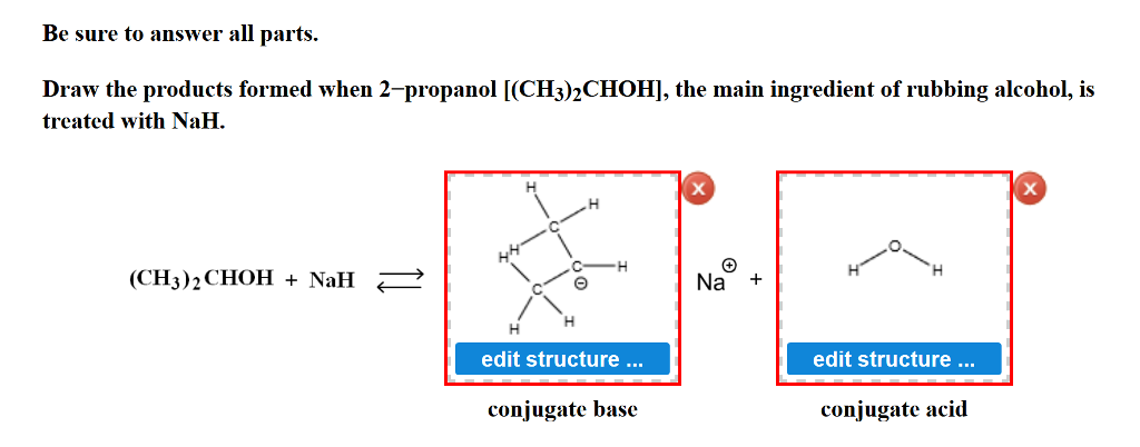 Solved Draw the products formed when 2-propanol | Chegg.com