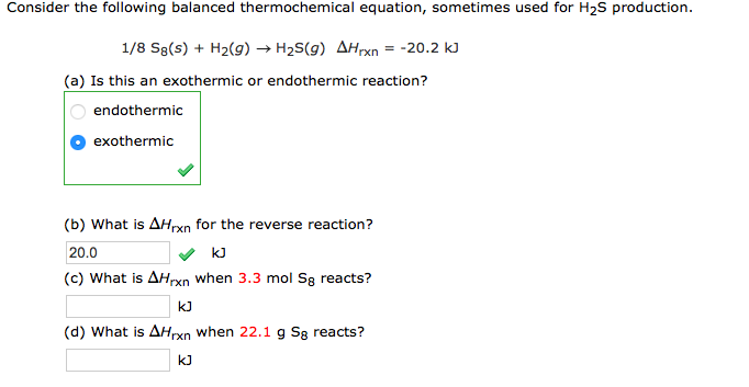 Solved Consider the following balanced thermo chemical | Chegg.com