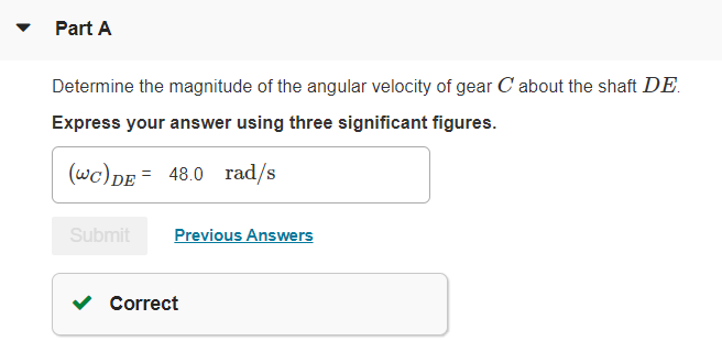Solved The plate gears A and B are rotating with the angular | Chegg.com