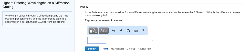 Solved Light of Differing Wavelengths on a Diffraction | Chegg.com