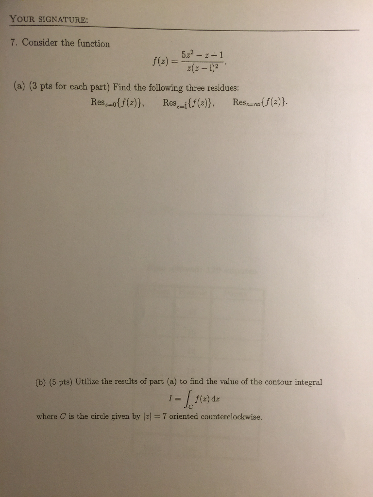 Solved Theorem. Let zo be an isolated singular pot of a | Chegg.com