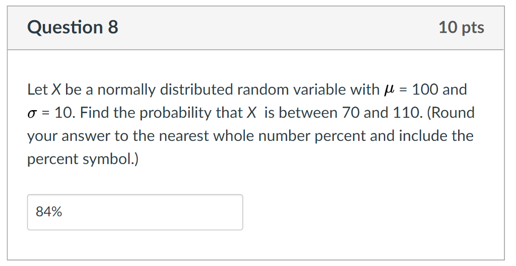 Solved Let X be a normally distributed random variable with | Chegg.com