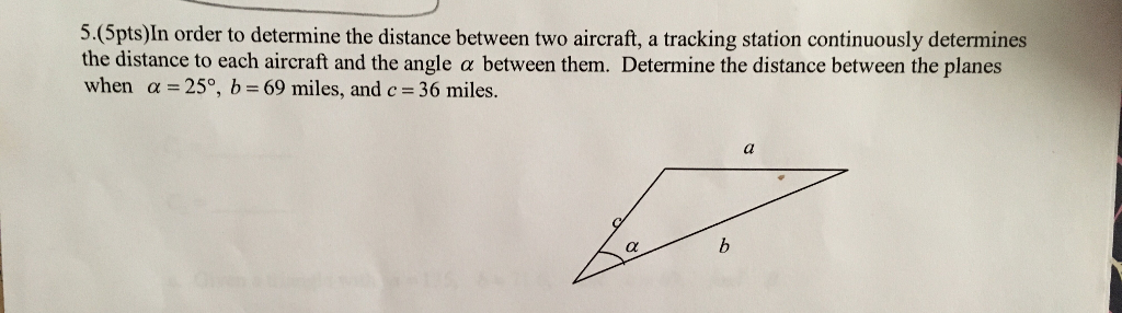 Solved In order to determine the distance between two | Chegg.com
