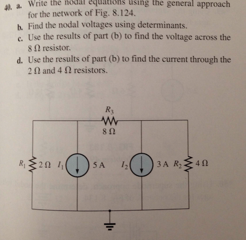 Solved A) write the nodal equation using the general | Chegg.com
