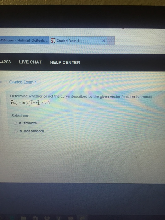 Solved Determine Whether Or Not The Curve Described By The 