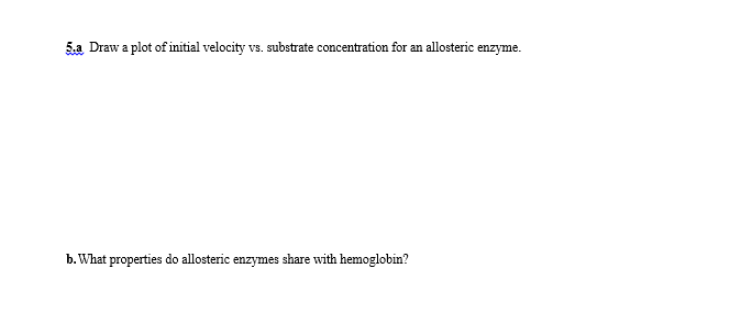 Solved Draw a plot of initial velocity vs. substrate | Chegg.com