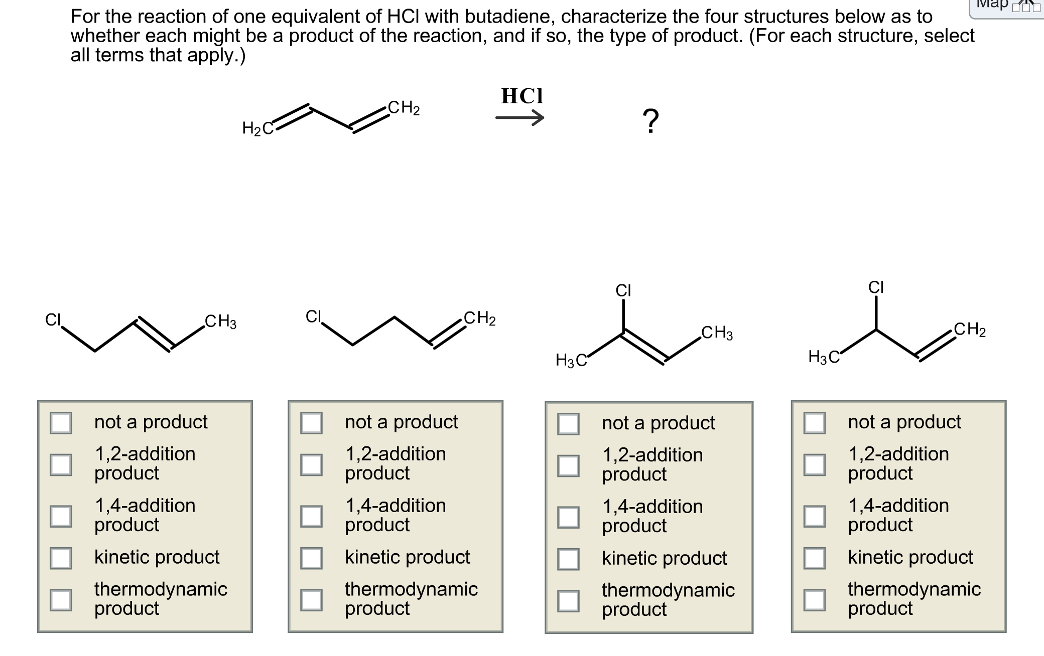 Solved For The Reaction Of One Equivalent Of Hcl With