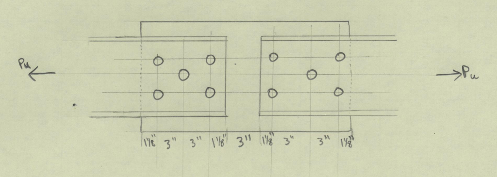 Solved Tension member design, bolt limit states, design | Chegg.com