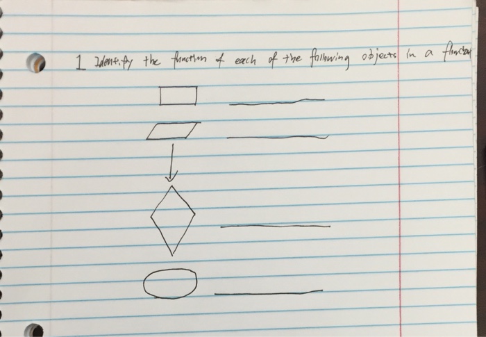 Solved Identify the function of each of the following object | Chegg.com