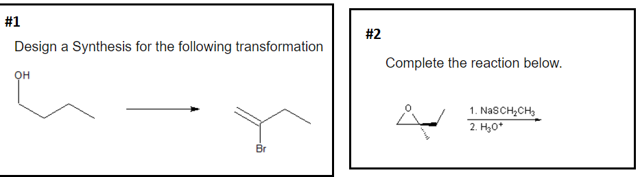 Solved Design a Synthesis for the following transformation | Chegg.com