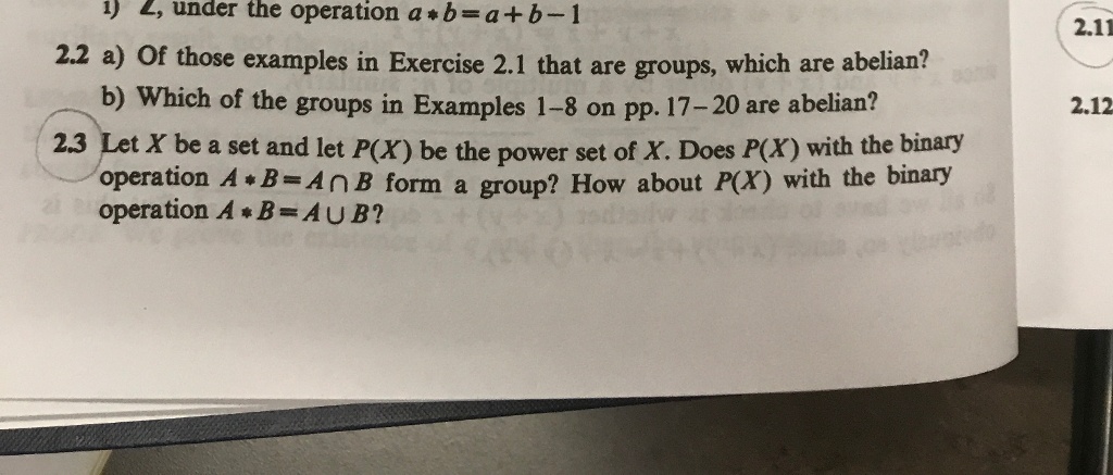 Solved Modern algebra. Please answer circled question. And | Chegg.com