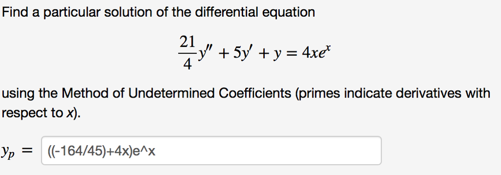 Solved Find a particular solution of the differential | Chegg.com
