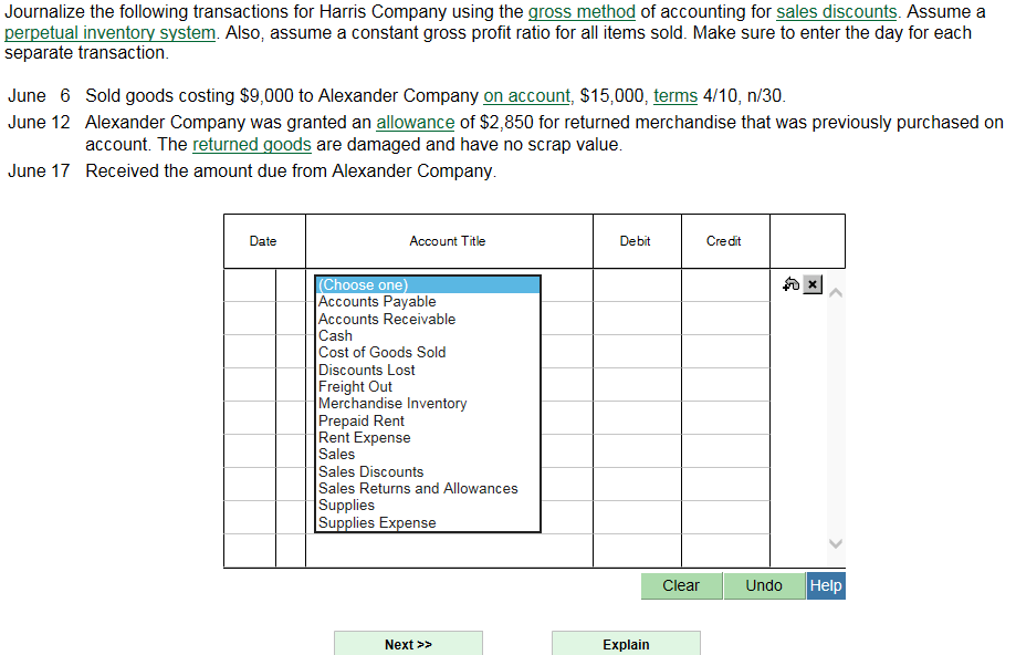 Solved Journalize the following transactions for Harris | Chegg.com