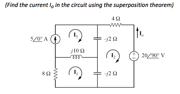 Solved (Find the current I0 in the current using the | Chegg.com