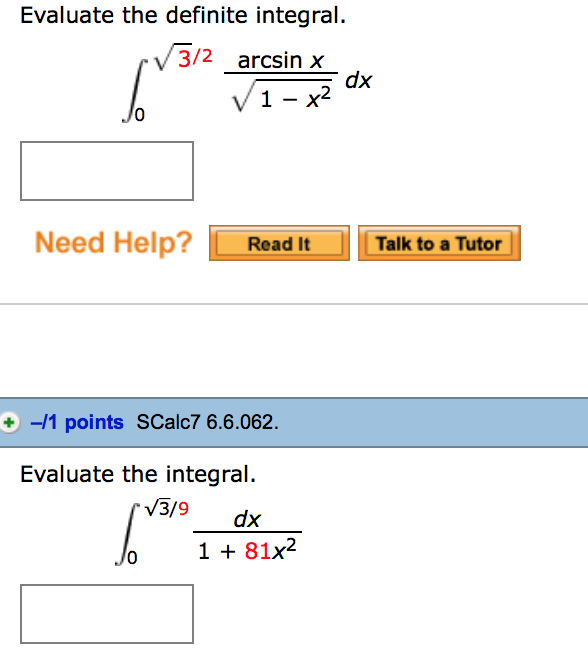 Solved Evaluate the definite integral. 3/2 arcsin x dx 0 | Chegg.com