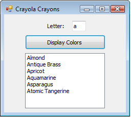 Solved How to answer this question / the file COLORS.TXT | Chegg.com