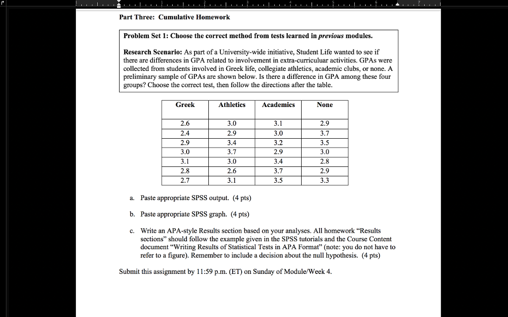 Part Three Cumulative Homework Problem Set 1 Choose Chegg part-three-cumulative-homework-problem-set-1-choose-chegg