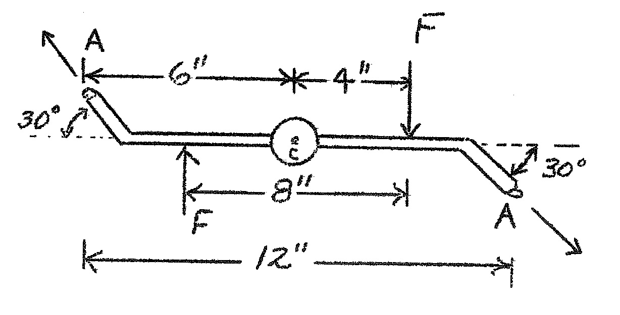 Solved The figure below shows the top view of a sprinkler | Chegg.com