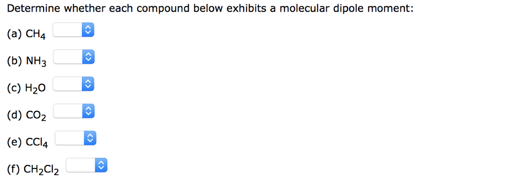 Solved Determine whether each compound below exhibits a | Chegg.com