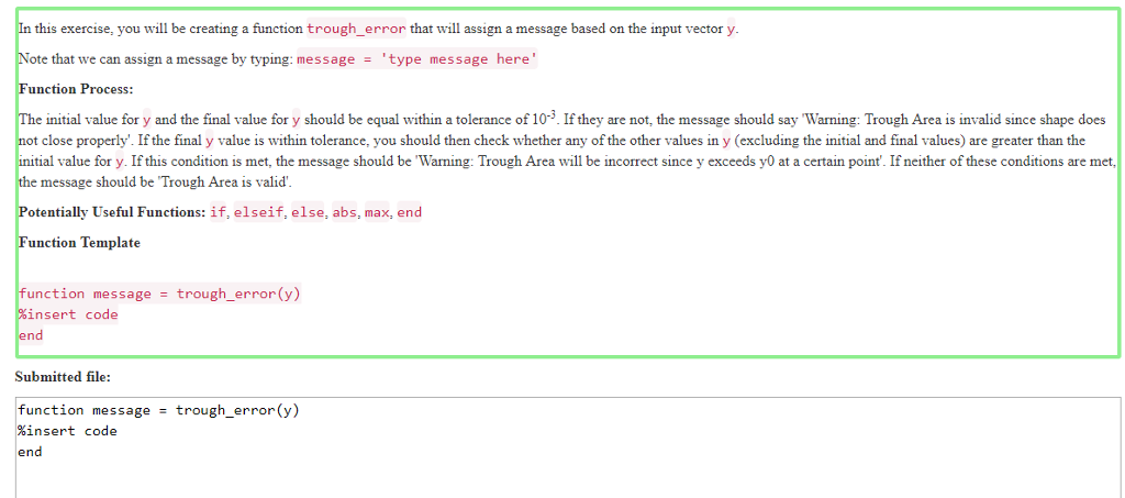 Solved In this exercise, you will be creating a function | Chegg.com
