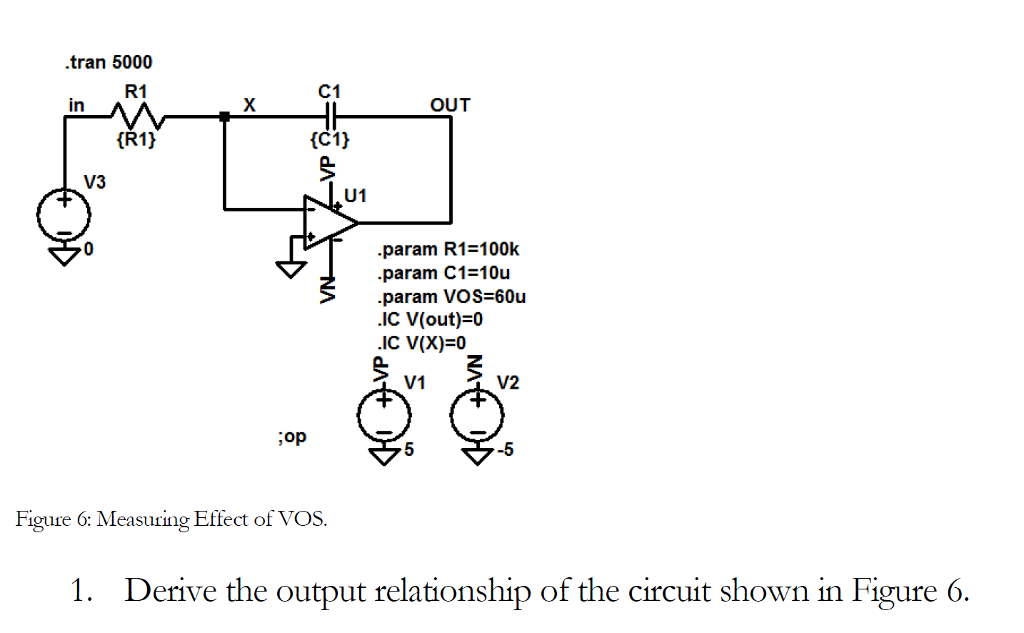 Solved Derive the output relationship of the circuit shown | Chegg.com