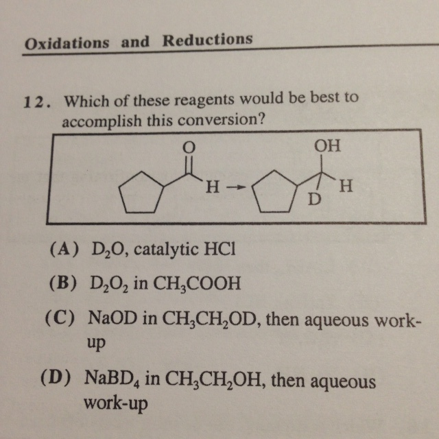 Which of these reagents would be best to accomplish | Chegg.com