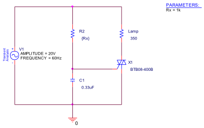 Solved TRIAC firing circuit consists of resistor (including | Chegg.com