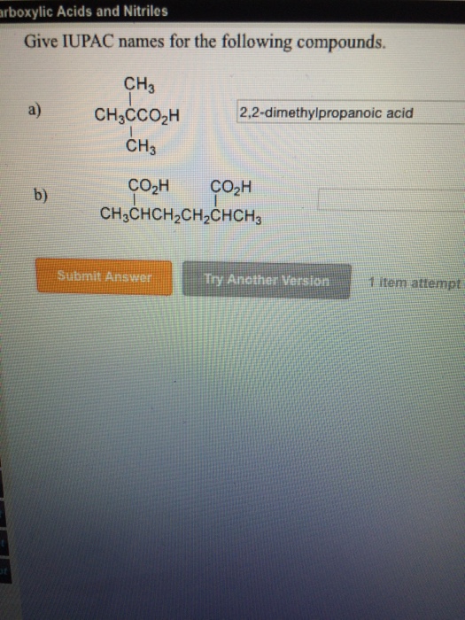 Solved Give IUPAC names for the following compounds. | Chegg.com