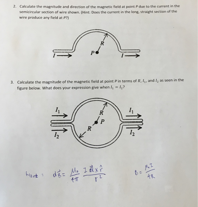 Solved 2. Calculate the magnitude and direction of the | Chegg.com