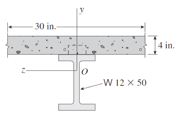 Solved A W12×50 steel wide-flange beam and a segment of a | Chegg.com
