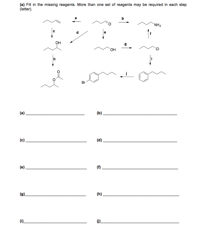 Solved Fill in the missing reagents. More than one set of | Chegg.com Solved Fill in the missing reagents. More than one set of | Chegg.com