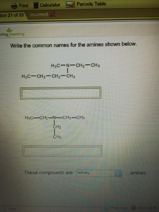 Solved Write the common names for the amines shown below. | Chegg.com