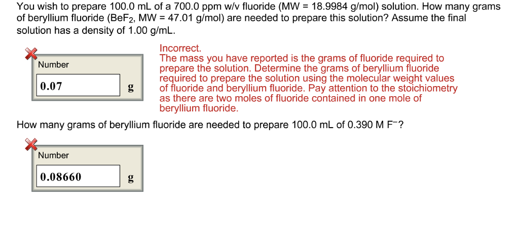Solved You wish to prepare 100.0 mL of a 700.0 ppm w/v | Chegg.com