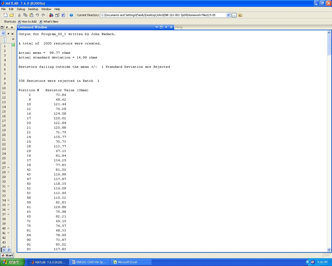 MATLAB(HELP!!!) Logical Vectors Program Description: | Chegg.com