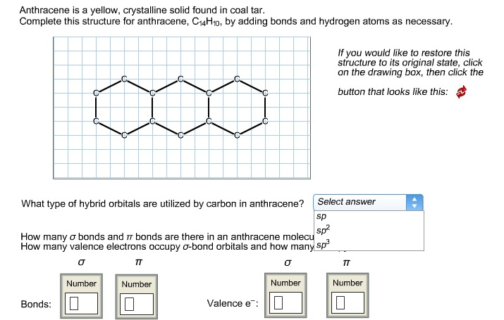 Anthracene Lewis Structure