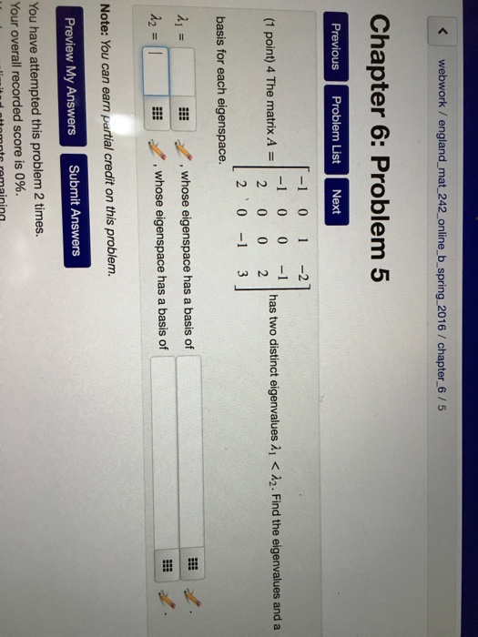 Solved webwork.asu.edu/webwork2/England_M k. | Chegg.com