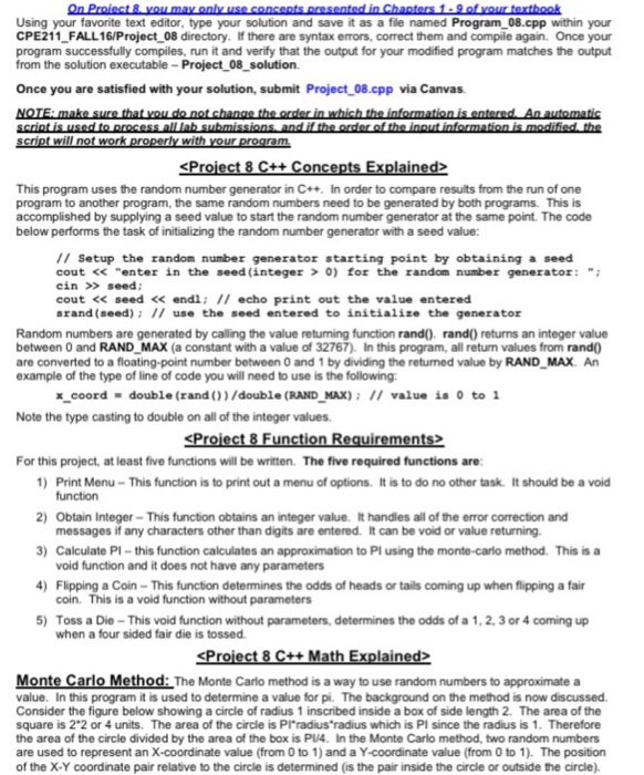 Solved You Will Write A Program Using Functions That 7187