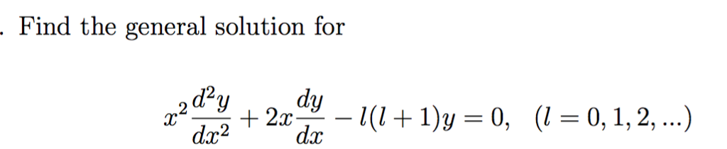 Solved Find the general solution for d2 | Chegg.com